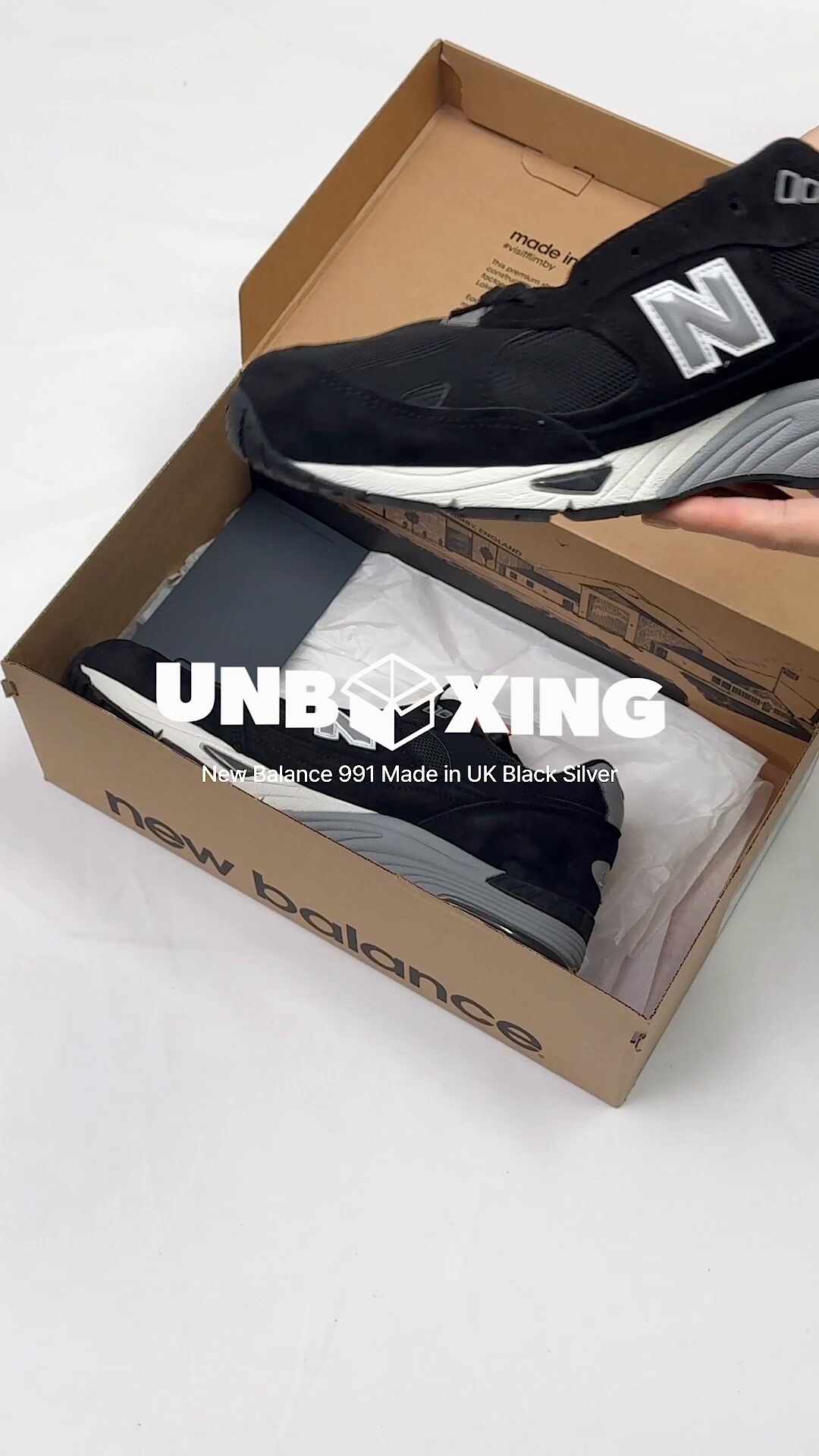 ♟️ 뉴발란스 991 UK 블랙 | KREAM